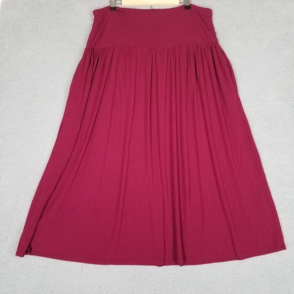 Simlu | Skirts | Simlu Womens 4x Maxi Skirt Pull On Flare Stretch ...
